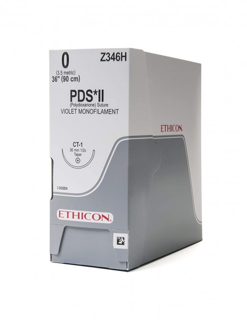 Ethicon PDS II 0, CT-1, 36 - Z346H