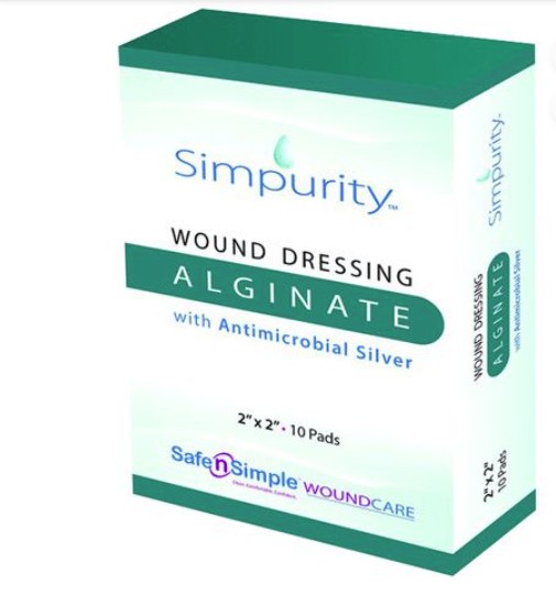 Silver Alginate Wound Dressing 2 - SNS51702